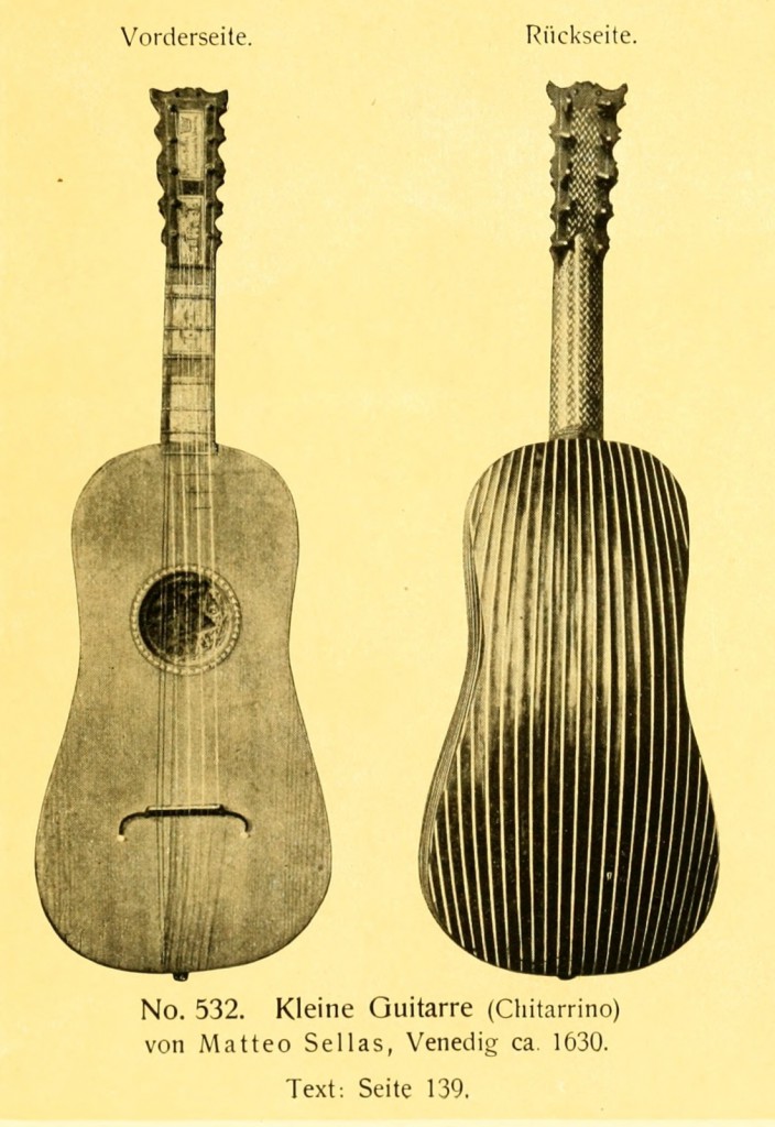 Die Gitarren im Katalog des Musikhistorischen Museums Cöln 1910 / 1912 ...