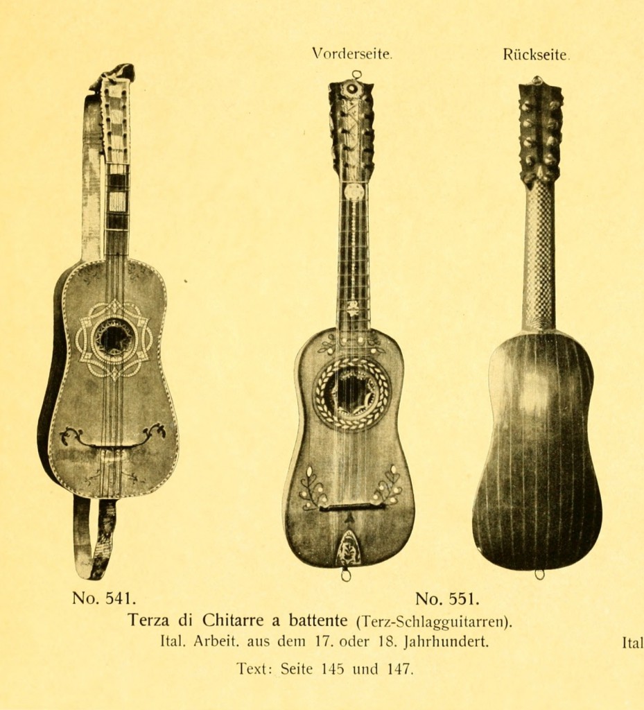 Die Gitarren im Katalog des Musikhistorischen Museums Cöln 1910 / 1912 ...